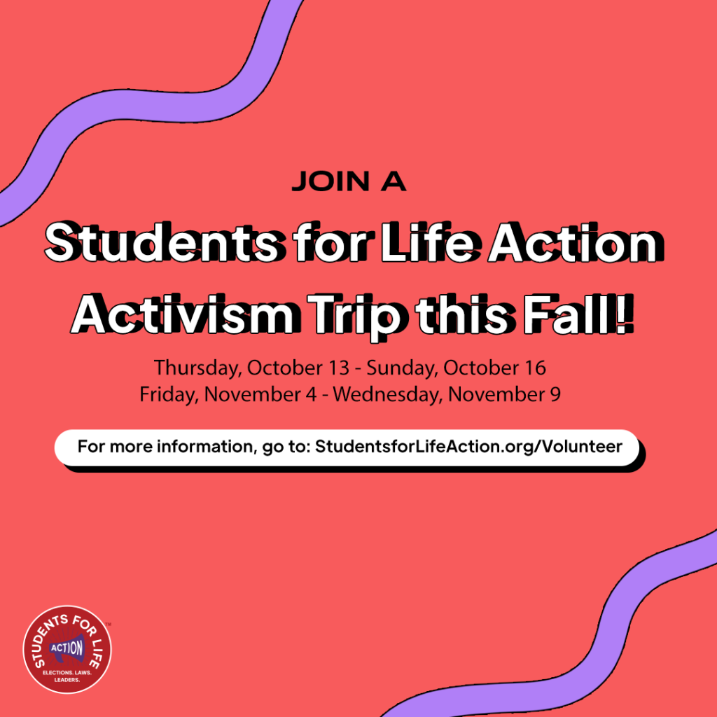 Students for Life Action to Mobilize in 11 Cities with Pro-Life ...